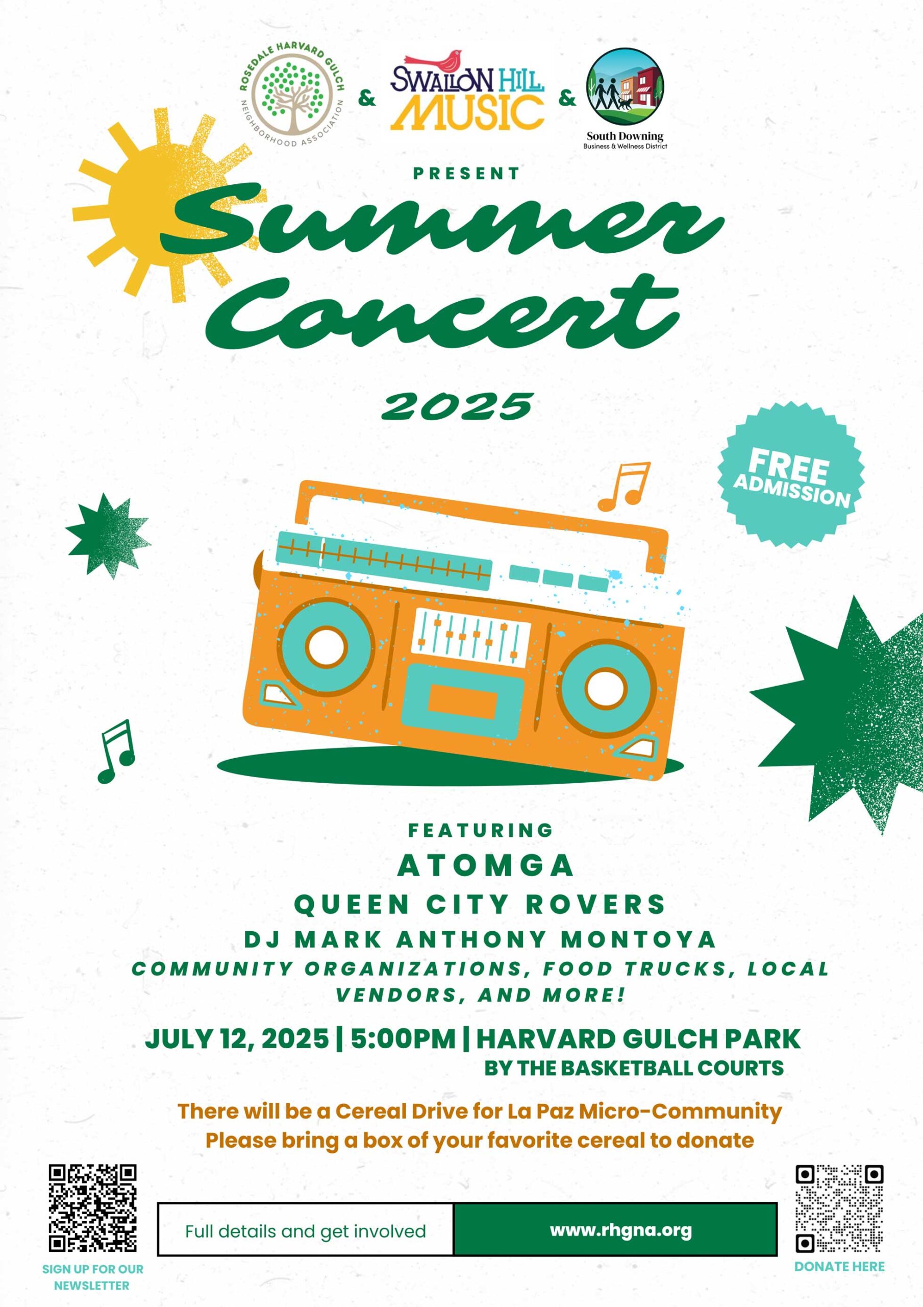 Harvard Gulch Summer Concert – South Downing Business Directory
